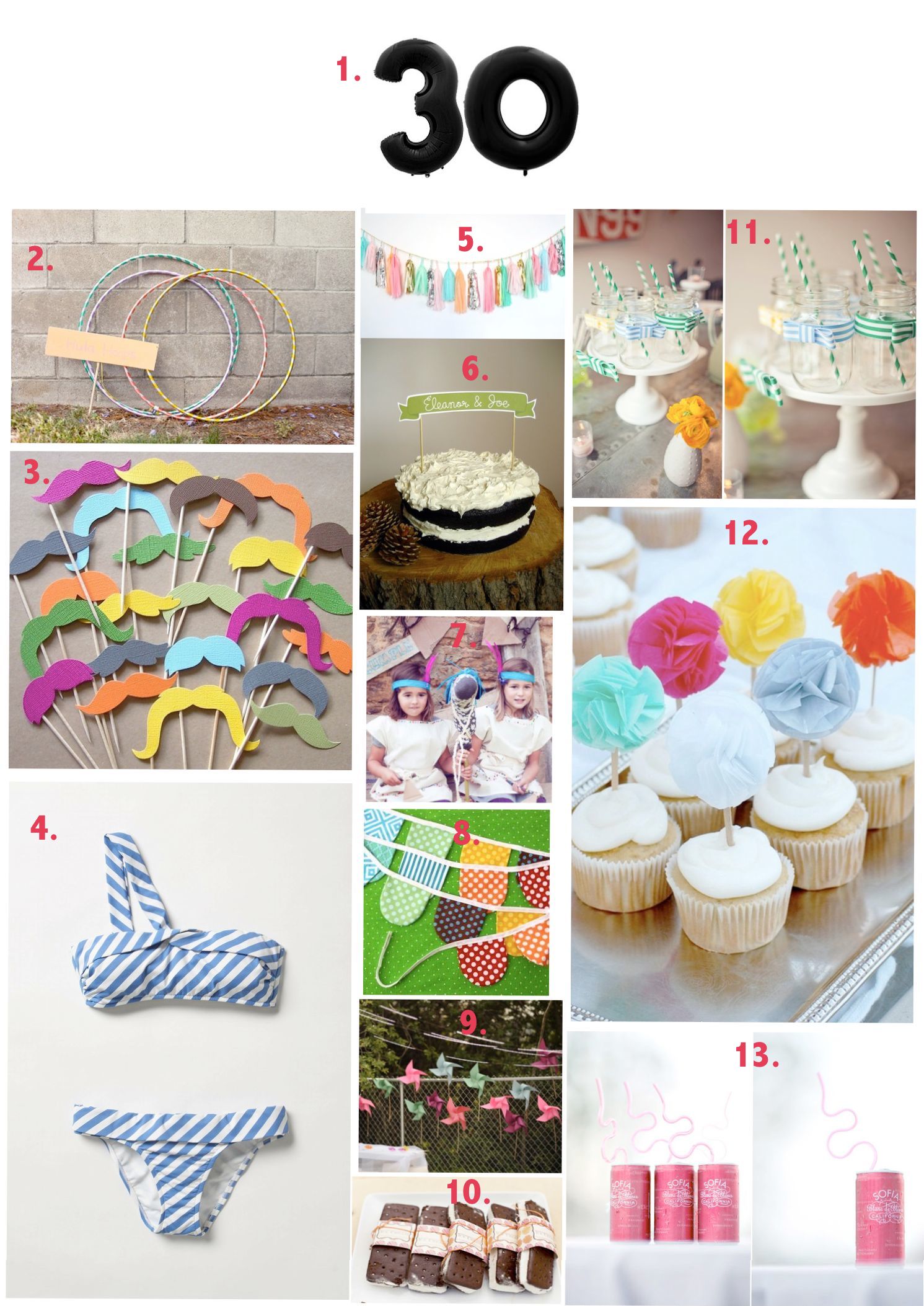 Dirty 30’s Moodboard